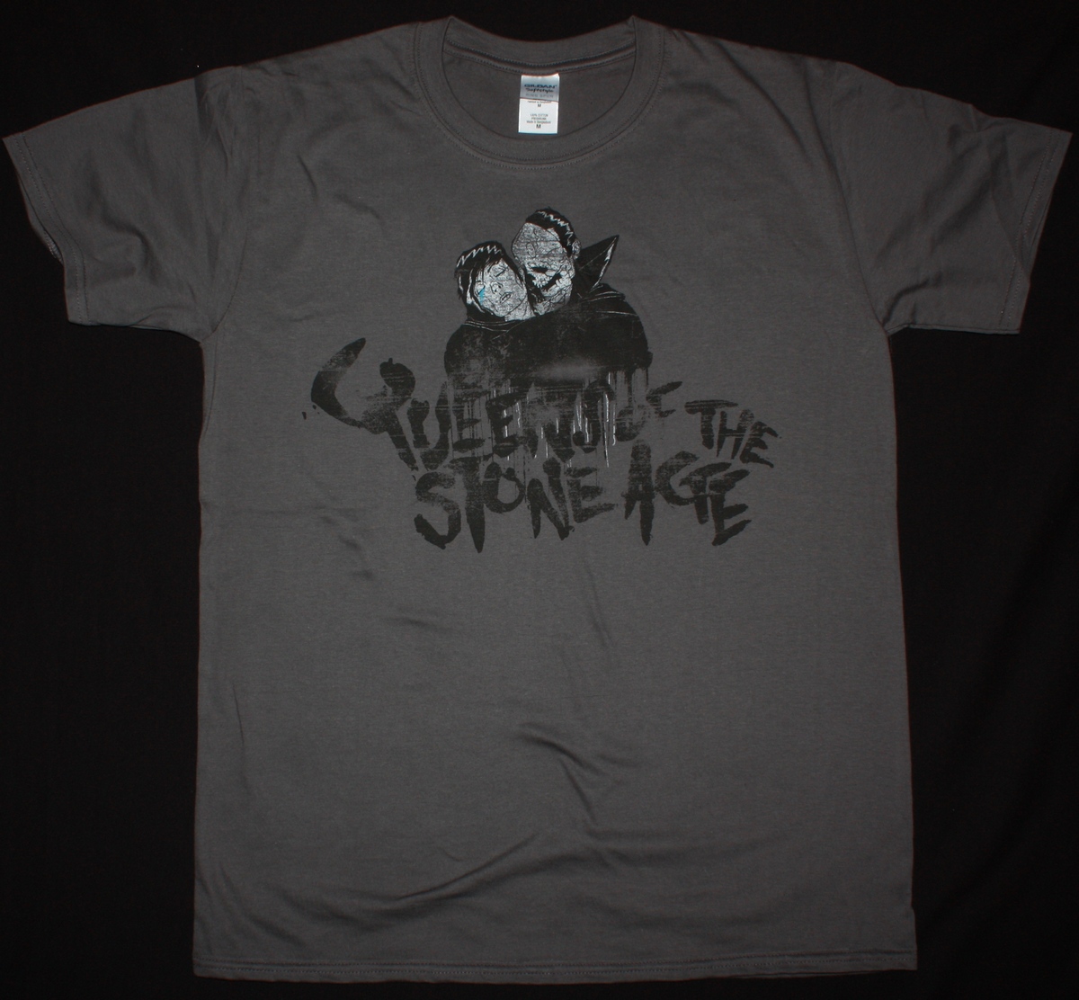 QUEENS OF THE STONE AGE LIKE CLOCKWORK GREY T-SHIRT VINTAGE DESIGN ...