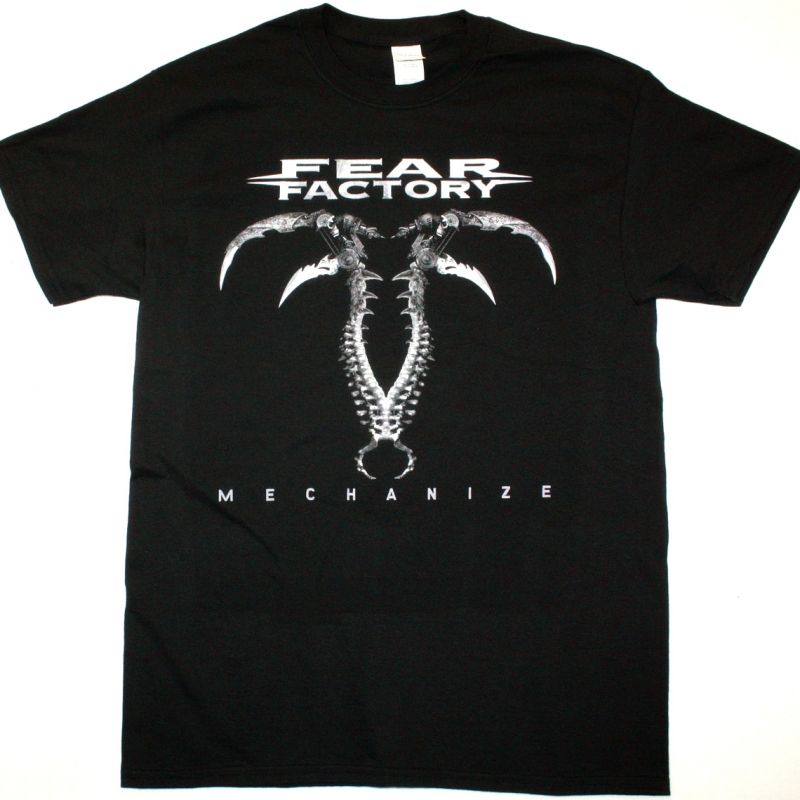 FEAR FACTORY MECHANIZE NEW BLACK T-SHIRT - Best Rock T-shirts